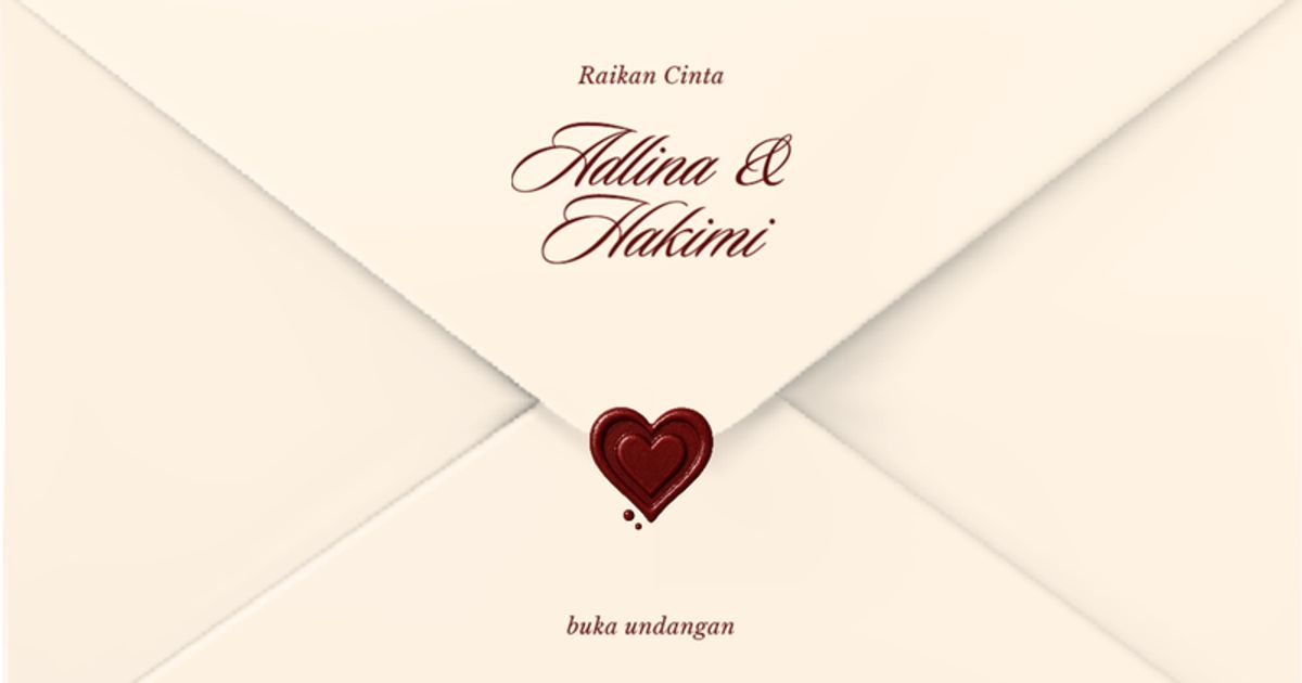 Raikan Cinta | Adlina & Hakimi